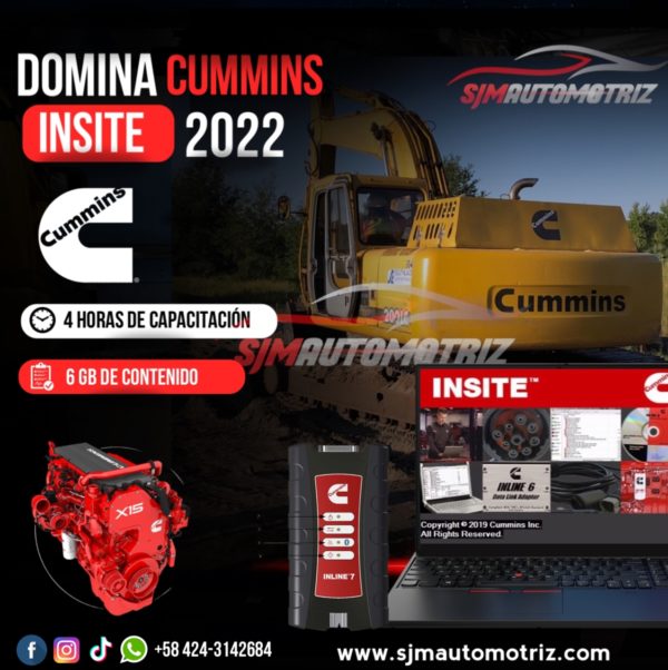 🔥🚜 Curso Domina Cummins Insite - Sjm Automotriz