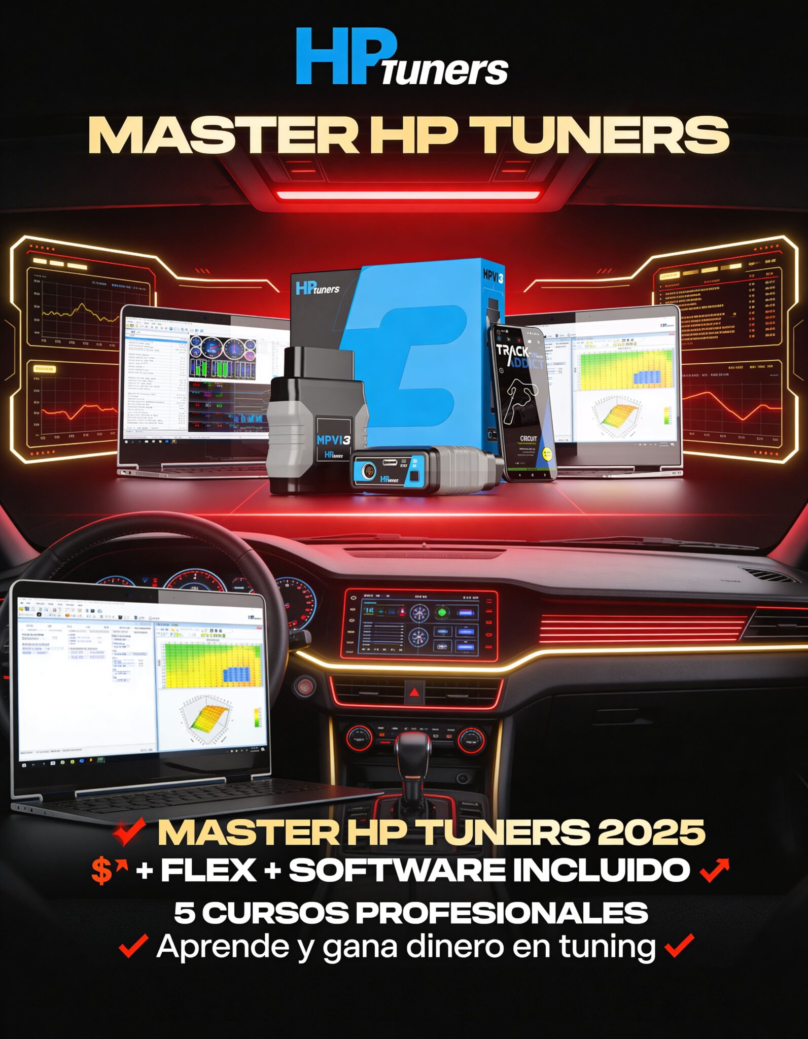 Curso HP Tuners en Español + Software Ilimitado - Actualizado 2025 ...