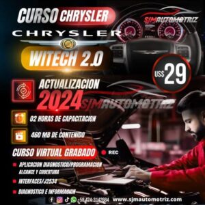 Curso Chrysler WiTECH 2.0 Actualización 2024 – Diagnóstico y ...